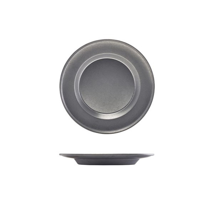 vintage winged plate Ø26cm steel genware