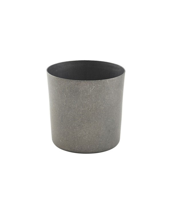 vintage serving cup Ø8.5cm steel genware