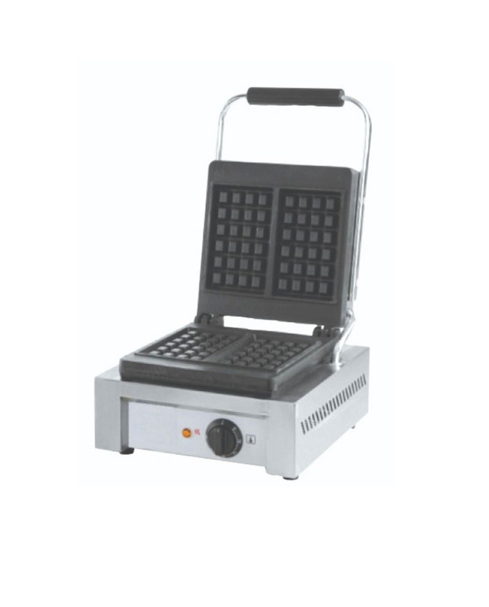 WAFFLE IRON SINGLE LIEGE MOULD 1.5KW 220-240V 50/60HZ STAINLESS STEEL ...