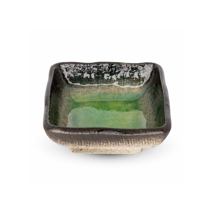 Buy ARIAKE SQUARE DISH 6 CL GREEN L7XW7XH2.5CM KORIN | Restofair RAK