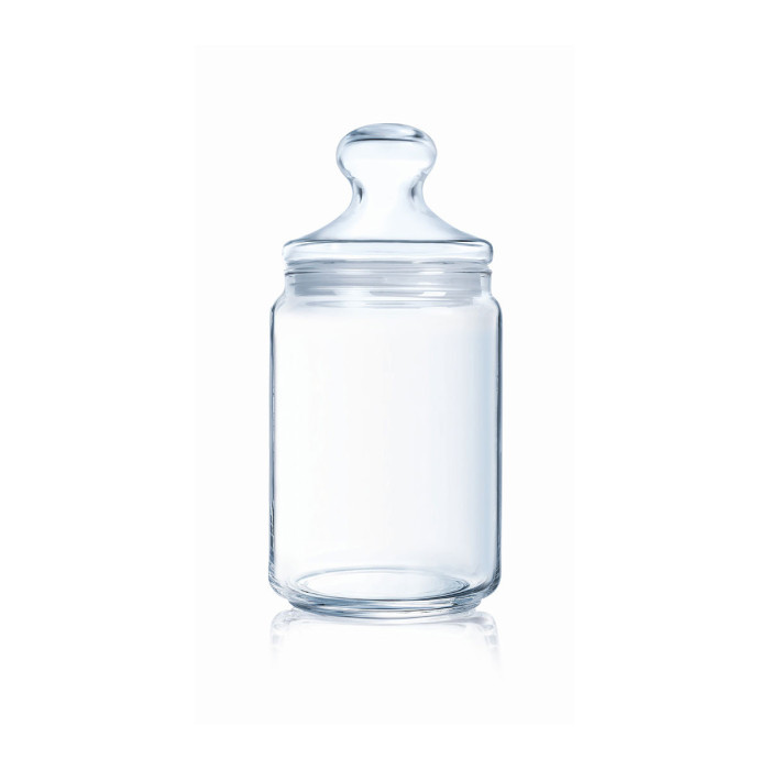 Buy STORAGE JAR 1L WITH GLASS LID | Restofair RAK