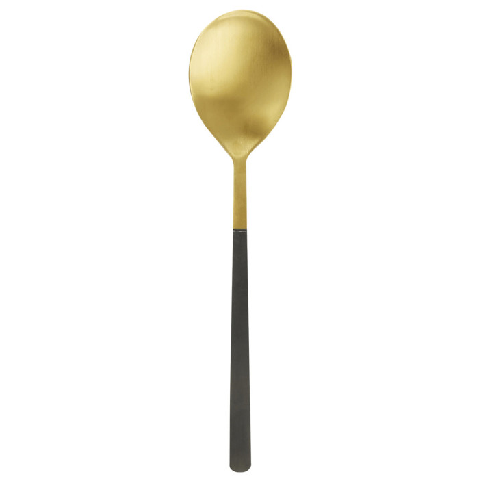 Buy GOLD PVD COFFEE SPOON WITH BLACK PVD HANDLE AROMA PRO MUNDI ...