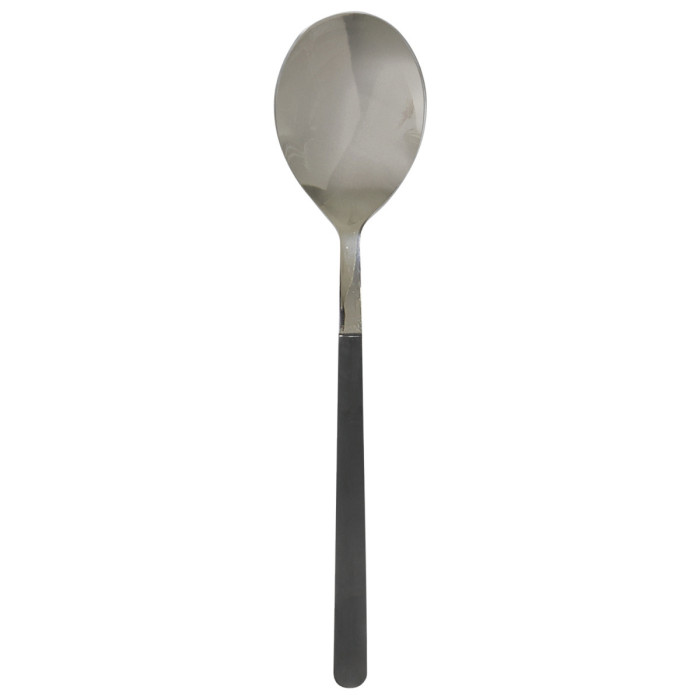 BLACK PVD COFFEE SPOON WITH BLACK PVD HANDLE AROMA PRO MUNDI