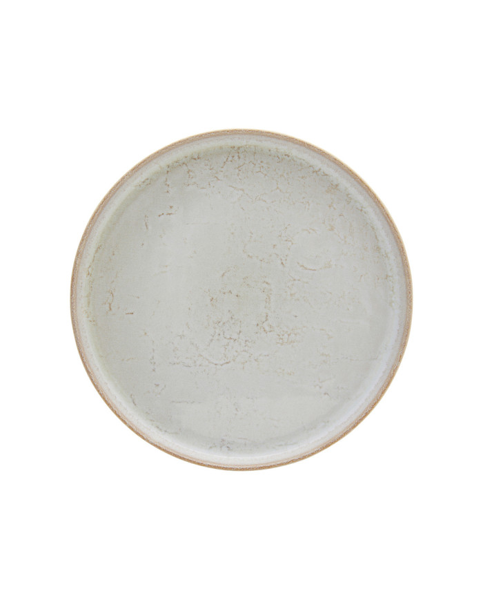 SAND FLAT PLATE D28CM STONEWARE ACCOLADE