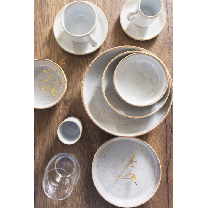 Buy SAND FLAT PLATE D22CM STONEWARE ACCOLADE | Restofair RAK