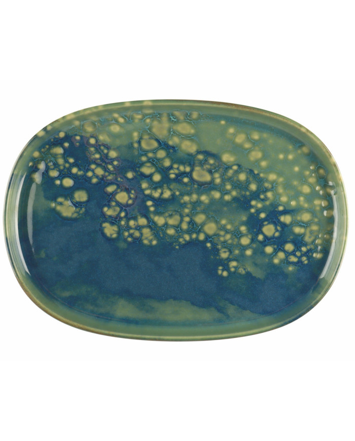 MAGIC OVAL PLATE L33 X W 22.5 CM STONEWARE ACCOLADE