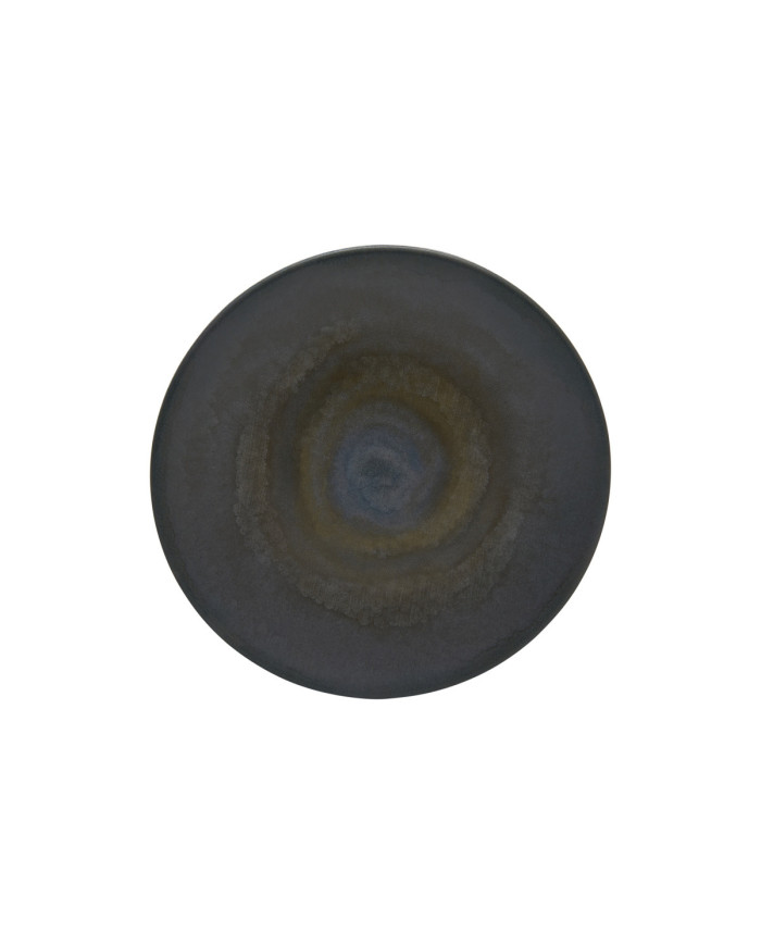 ENIGMA COUPE PLATE D17CM STONEWARE ACCOLADE