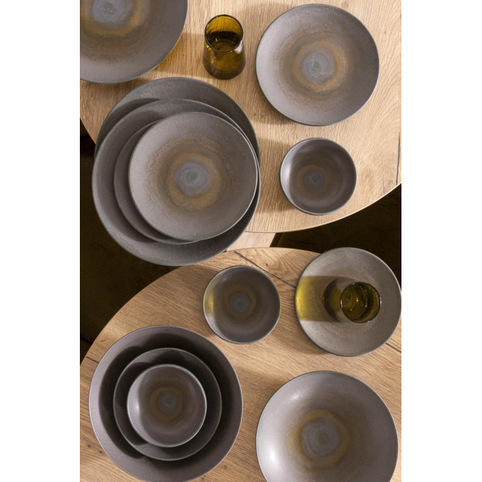 Buy ENIGMA DEEP COUPE PLATE D22CM STONEWARE ACCOLADE | Restofair RAK