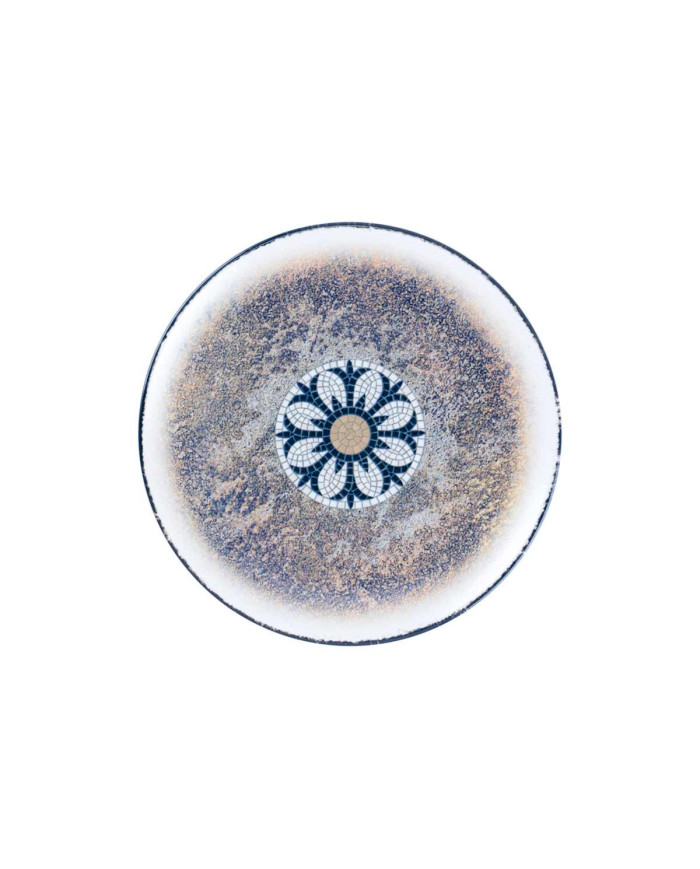 SCOPE ROUND FLAT PLATE RIMLESS Ø24CM PORCELAIN DIGI RAK