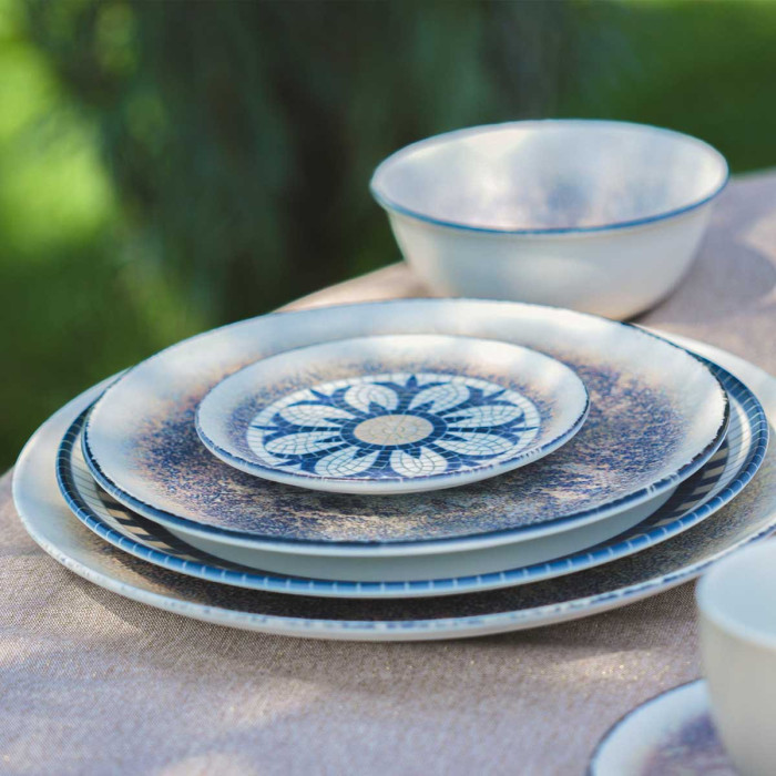 Round Deep Porcelain Plate 23cm | Rimless Plate – Digi Rak