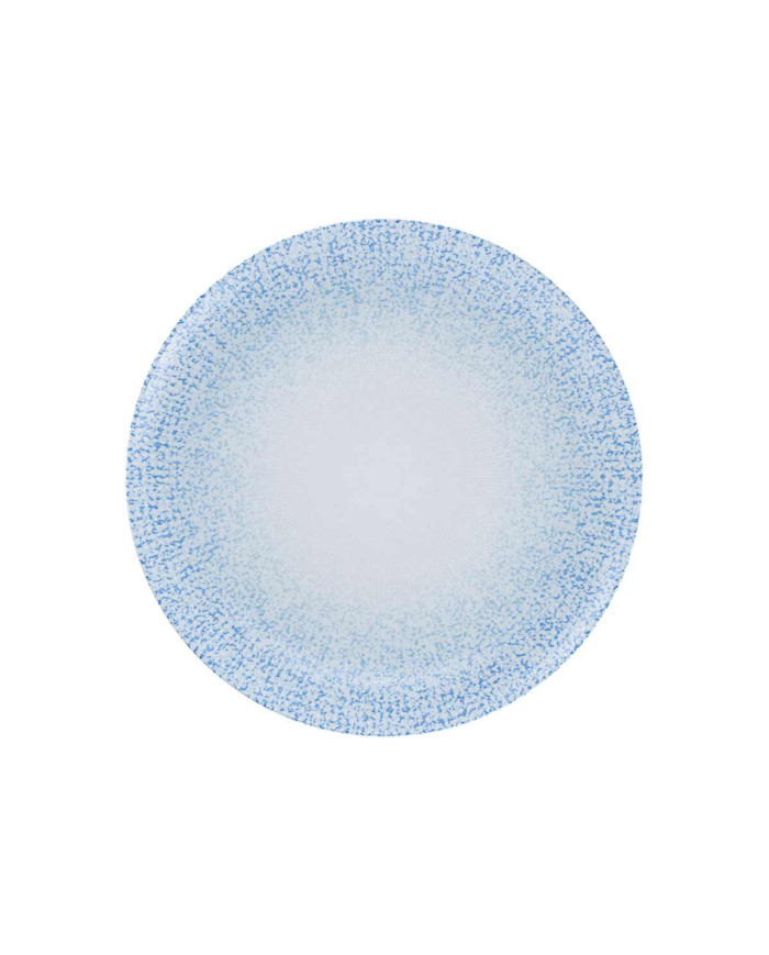 INTRICATE ROUND FLAT PLATE RIMLESS Ø27CM PORCELAIN DIGI RAK