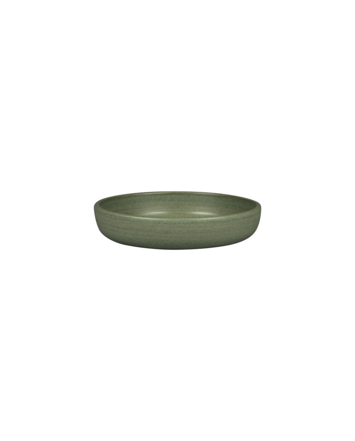 Buy DEEP COUPE PLATE Ø20CM DARK GREEN PORCELAIN SELVA RAK | Restofair RAK