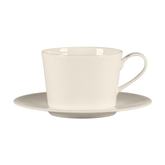 Buy Coffee / tea cup round ivory bone china 23.7 cl Fedra Rak ...
