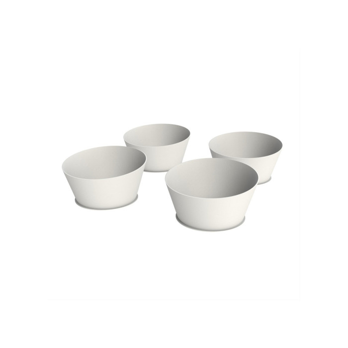 BUFFET RISERS SET OF 4 METALMYGLASS STUDIO