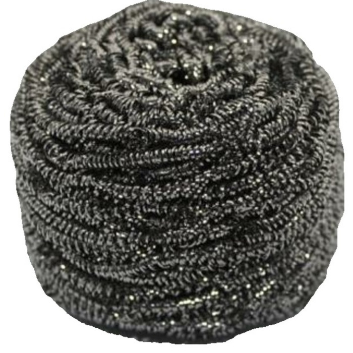Buy Stainless steel ball scourer round grey (10 units) | Restofair RAK