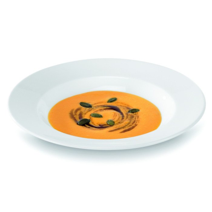 Soup plate round ivory porcelain Ø 23 cm Banquet Rak