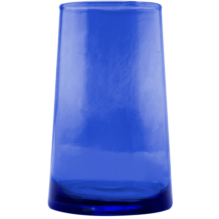 Buy HIBALL 33CL RECYCLED GLASS BLUE LILY PRO.MUNDI | Restofair RAK