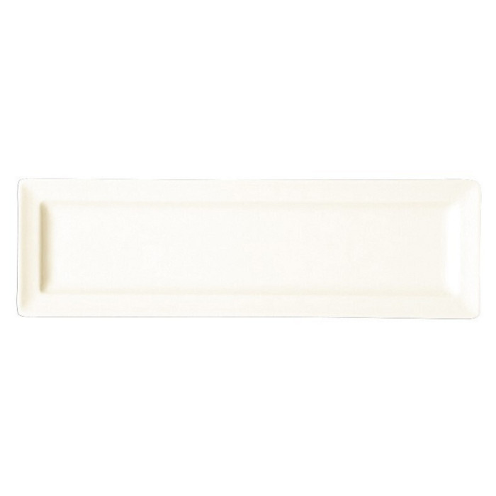 Buy Dinner plate rectangular ivory glazed 29x12 cm Classic Gourmet Rak ...