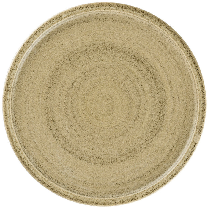 Buy FLAT COUPE PLATE Ø24CM BEIGE PORCELAIN SELVA RAK | Restofair RAK