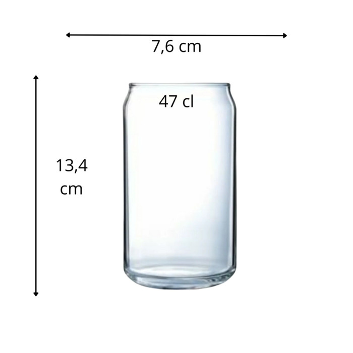 Buy Can Tumbler glass 47 cl Arcoroc | Restofair RAK