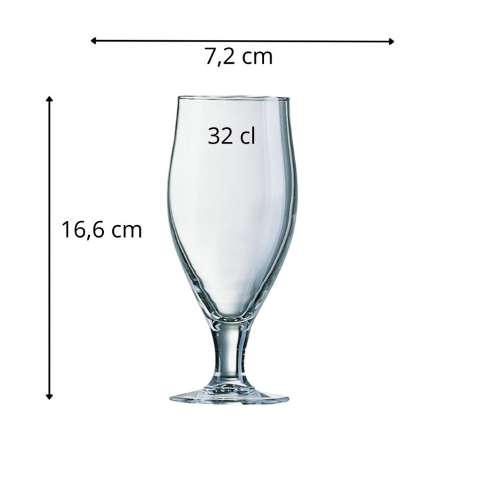 Buy Beer glass 32 cl Cervoise Arcoroc | Restofair RAK