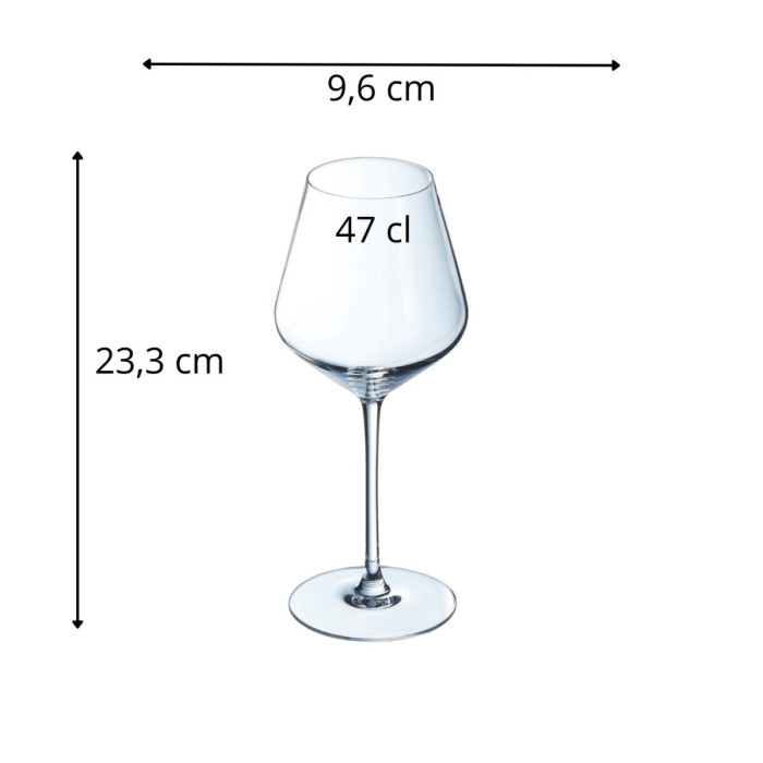Buy Stemmed glass 47 cl Distinction Chef & Sommelier | Restofair RAK