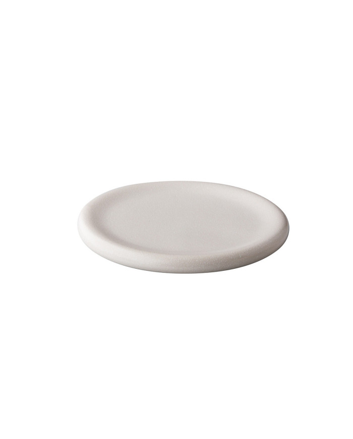STONE PLATE WHITE SATIN D24.5CM STYLE POINT