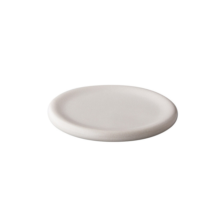 Buy STONE PLATE WHITE SATIN D24.5CM STYLE POINT | Restofair RAK