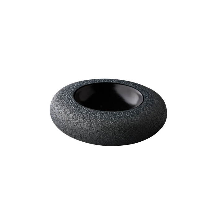 Buy VULCANIC DONUT PLATE BLACK D17CM STYLE POINT | Restofair RAK