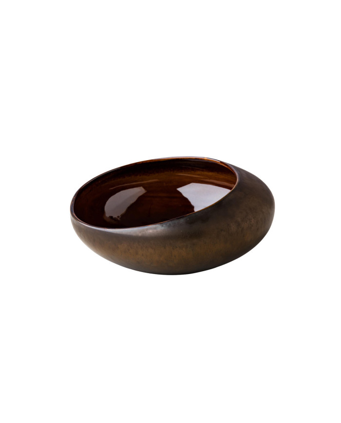 ANGLED PLATE METALLIC GOLD L21XH8.1CM STYLE POINT