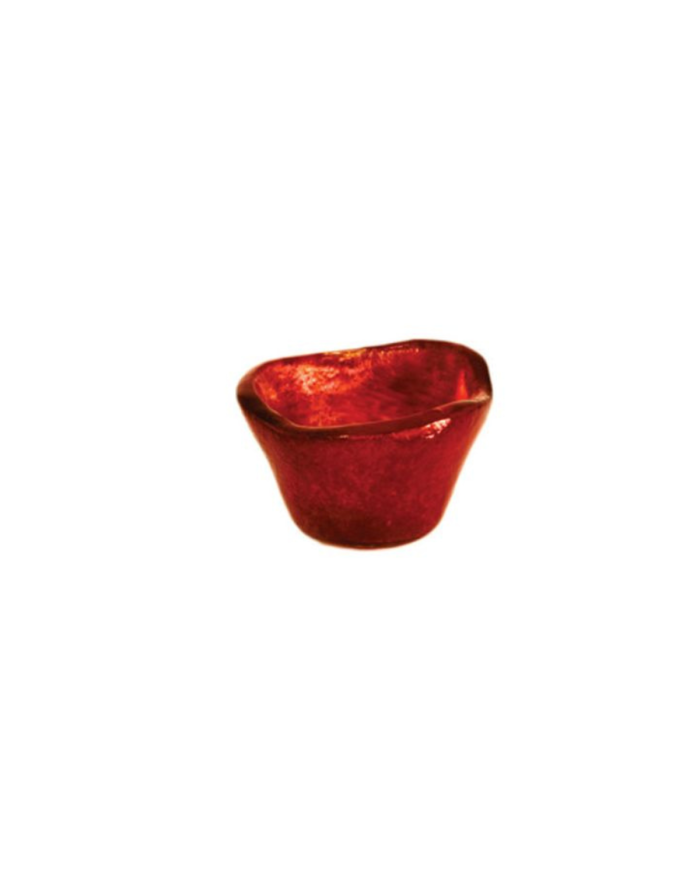 Buy TIGER GLASS BOL DOUBLE 20X10X3CM RED | Restofair RAK