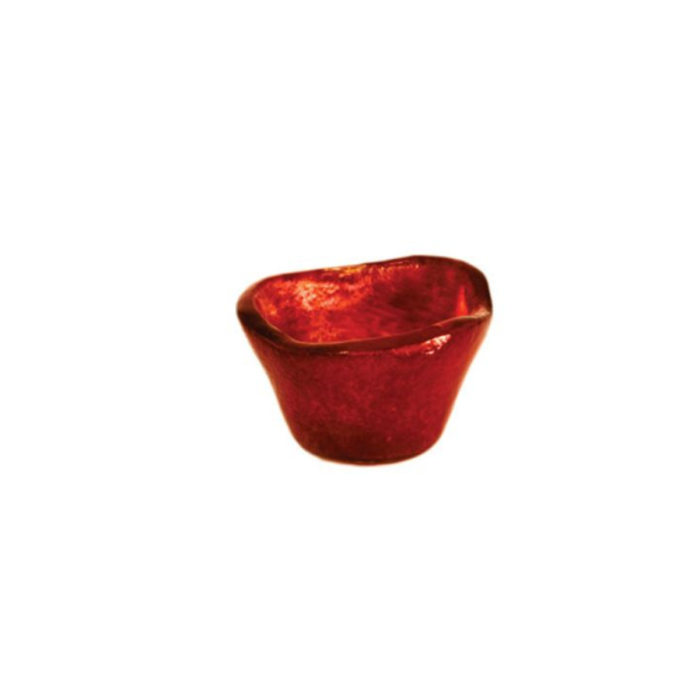 Buy TIGER GLASS BOL DOUBLE 20X10X3CM RED | Restofair RAK