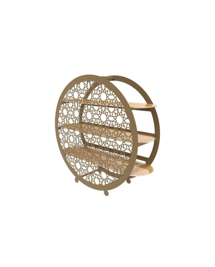 Buy MGS STARS DESIGN DISPLAY STAND MATTE GOLD L100XW30XH96CM ...