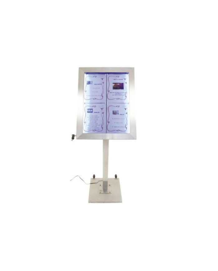 Buy OUTDOOR INFORMATION LED DISPLAY FREE STANDING POST + BASE STAINLESS ...