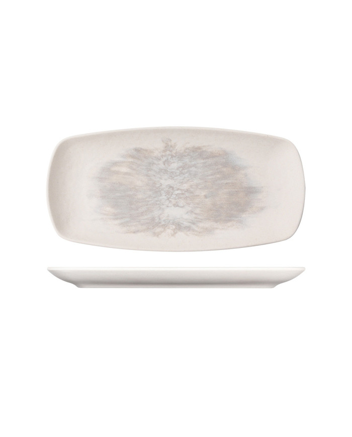 Buy PARIS SAND WHITE RECTANGULAR PLATE L29.5XW15XH2.5CM MELAMINE ...