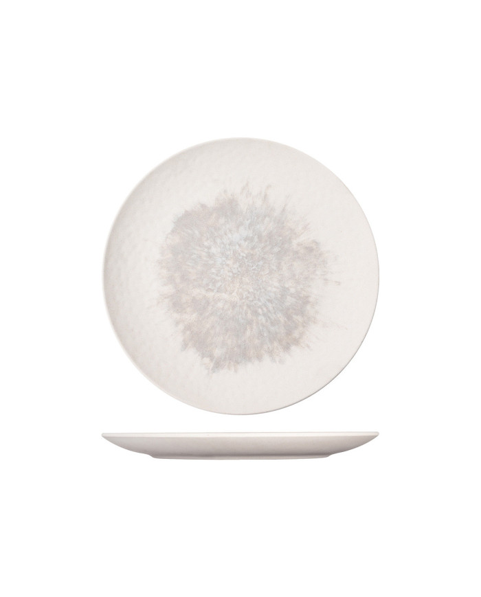 Buy PARIS SAND WHITE FLAT PLATE D27XH2.5CM MELAMINE CREATIVE ...