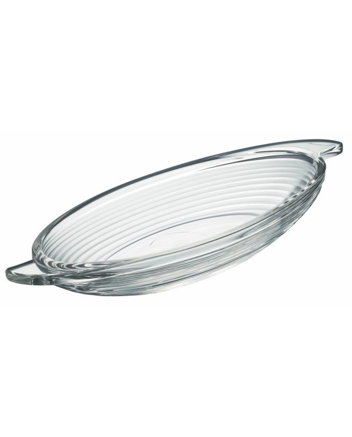 Dessert bowl oval transparent glass Ø 25.5 cm Bali La Rochere
