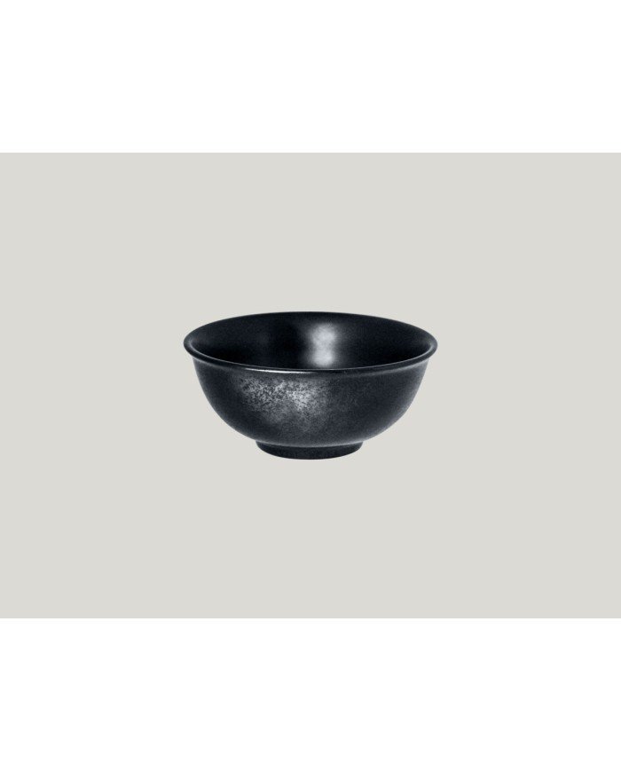 Buy Bowl round black glazed Ø 12 cm Karbon Rak | Restofair RAK