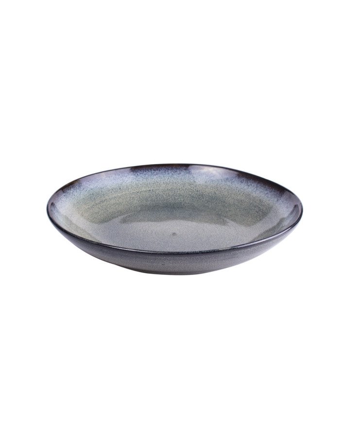 Soup plate round grey stoneware Ø 23 cm Galaxy Pro.mundi