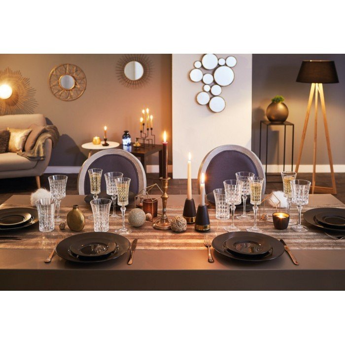 Buy Stemmed glass 27 cl Lady Diamond Cristal D'arques | Restofair RAK