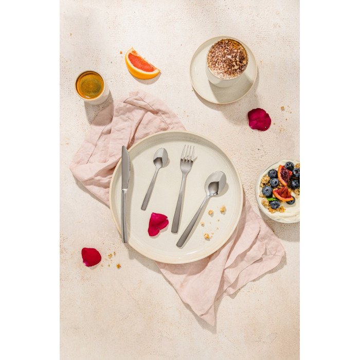 Buy FLAT PLATE D27CM STONEWARE PEARL PRO.MUNDI | Restofair RAK