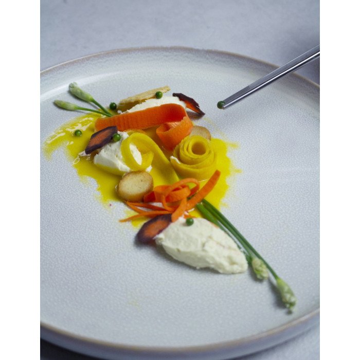 Buy FLAT PLATE D21CM STONEWARE PEARL PRO.MUNDI | Restofair RAK