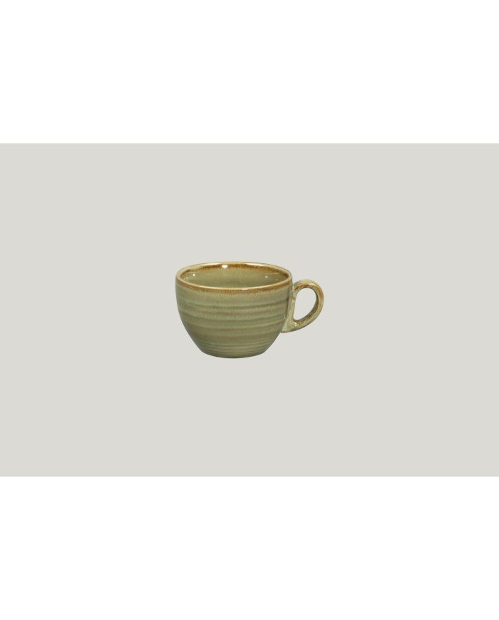 Teacup green porcelain 23 cl Ø 9 cm Rakstone Spot Rak