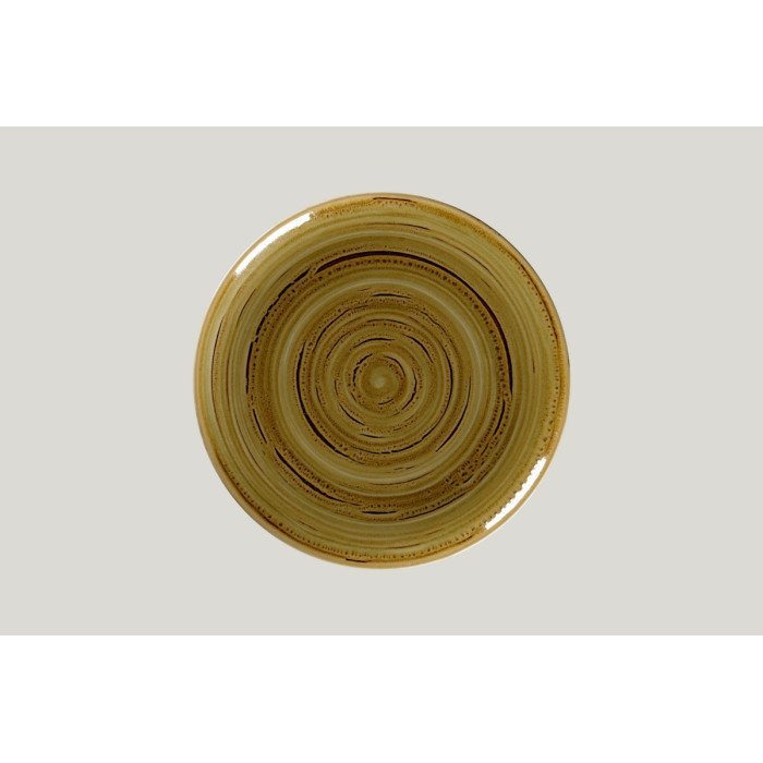 Buy Flat coupe plate round beige porcelain Ø 27 cm Rakstone Spot Rak ...