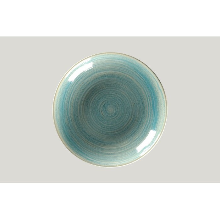 Buy Soup plate round blue porcelain Ø 28 cm Rakstone Spot Rak ...