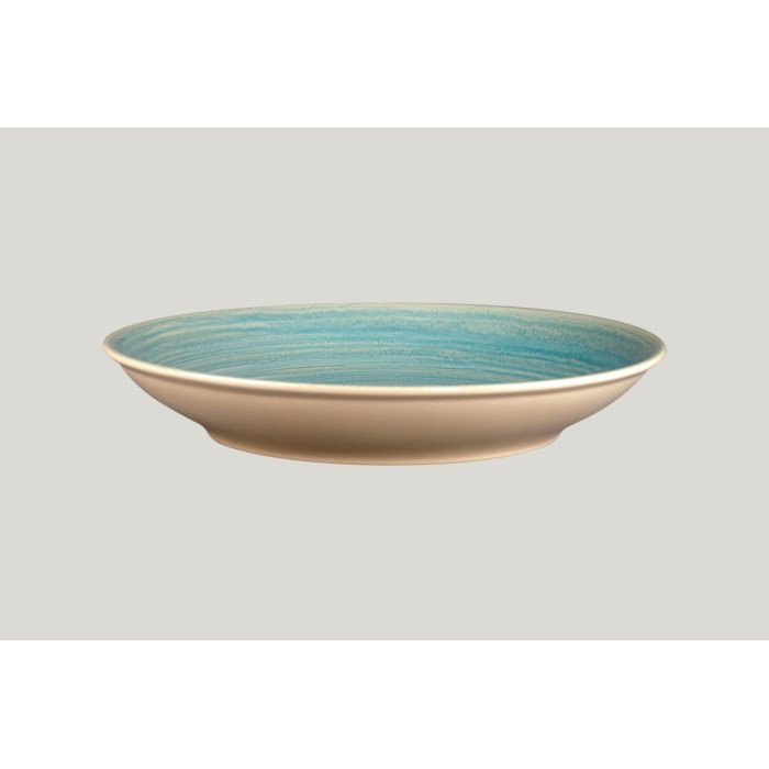 Buy Soup plate round blue porcelain Ø 28 cm Rakstone Spot Rak ...