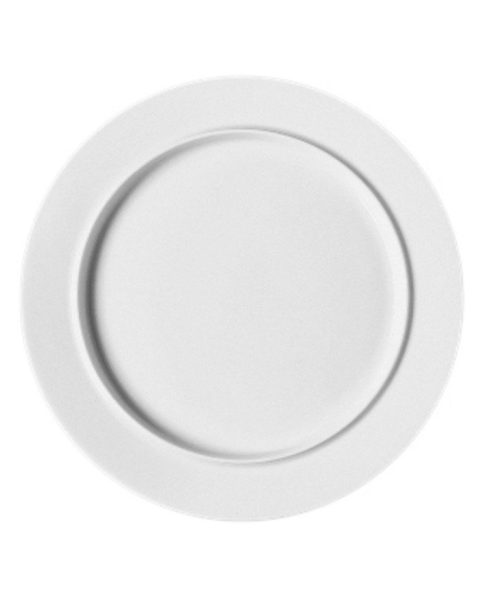 FLAT PLATE 24CM ROUND WITH RIM NORDIC