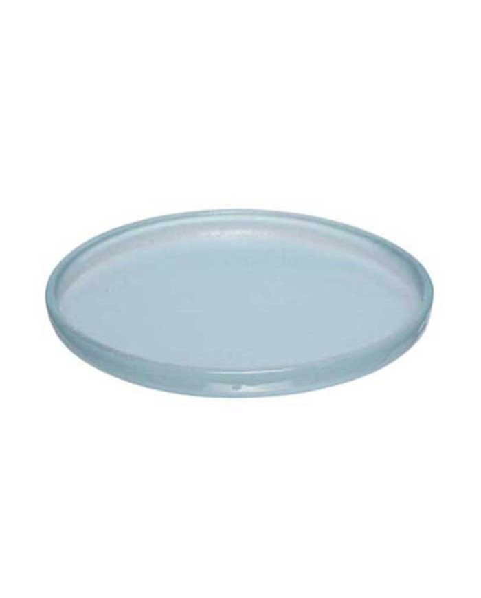 FLAT PLATE ROUND AQUA BLUE Ø19.2CM H2CM GLASS MY GLASS STUDIO