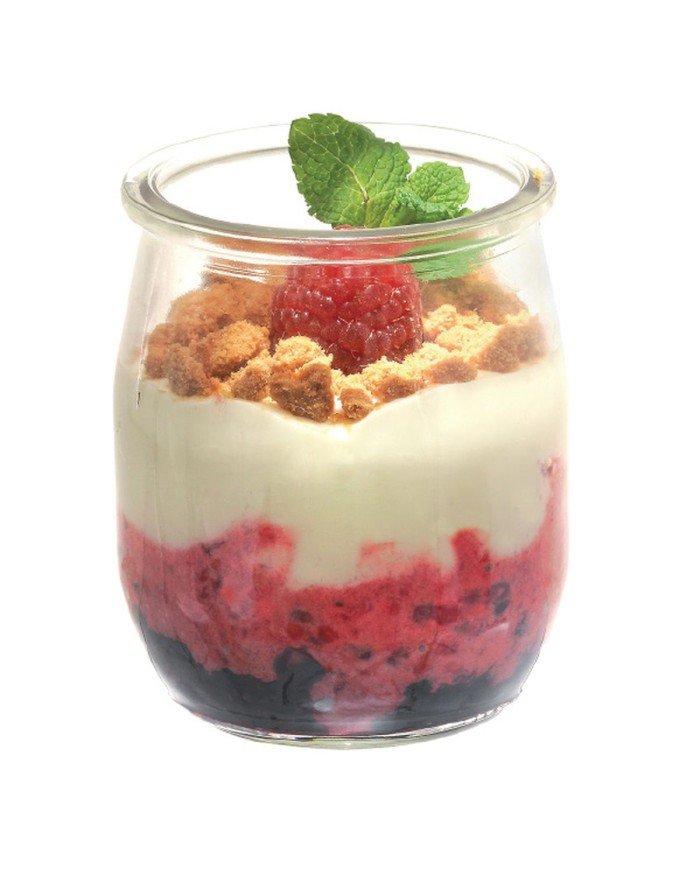 Buy YOGURT POT GLASS PACK OF 100 L5.5 X W6.5CM 12CL | Restofair RAK