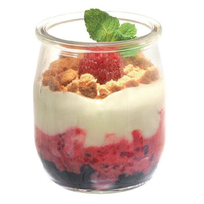 Buy YOGURT POT GLASS PACK OF 100 L5.5 X W6.5CM 12CL | Restofair RAK